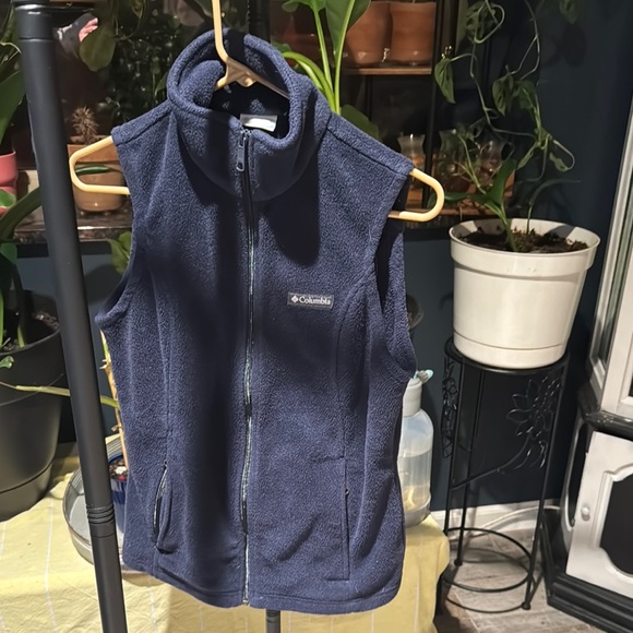 Columbia | Jackets & Coats | Columbia Deep Blue Fleece Vest | Poshmark